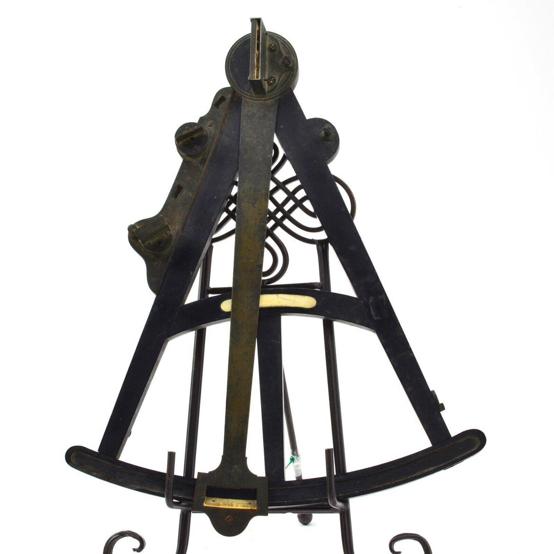 Octant an Ebonized Wood and Bronze Octant 19th Century Highly ...