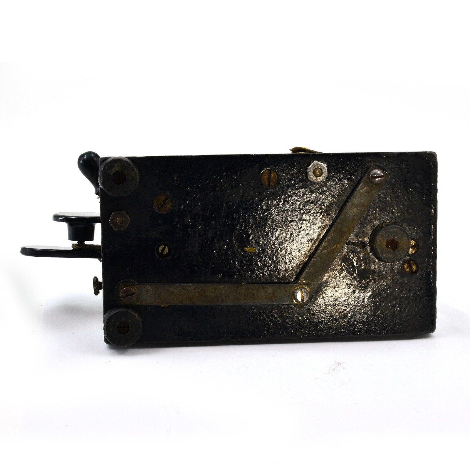 Vibroplex Original Bug & Case Sn 97581 Black Japanned Finish Damper D-3 ...