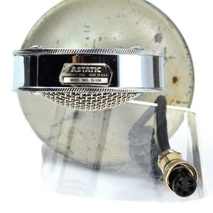 Astatic D-104 Microphone in Working Condition Includes 5 Pin Connector ...