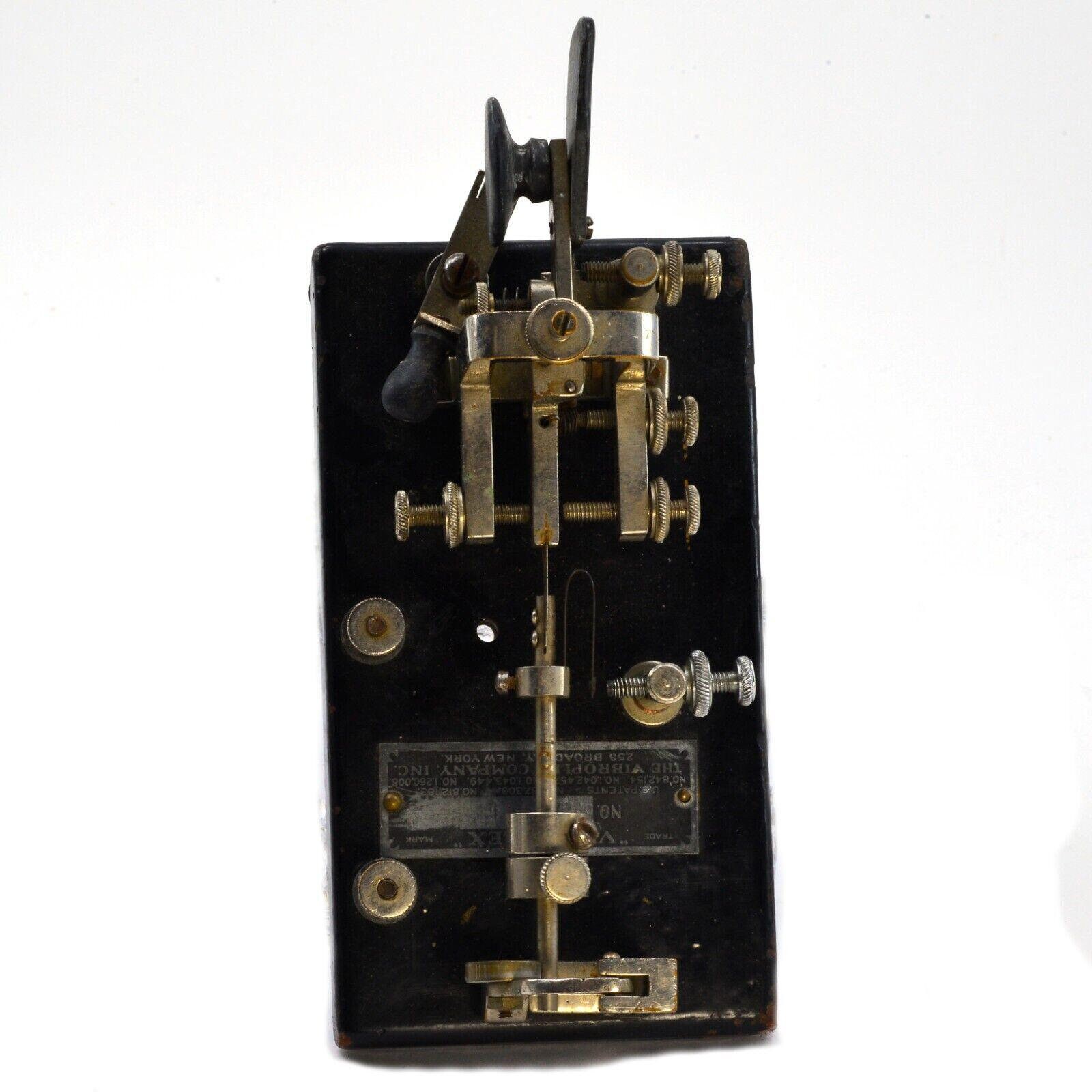 Vibroplex Original, Ca. 1920, Serial Number 72778, C-3 Nameplate, Good ...