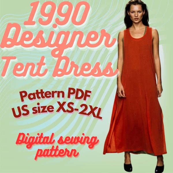 Tent Dress Pattern - Etsy
