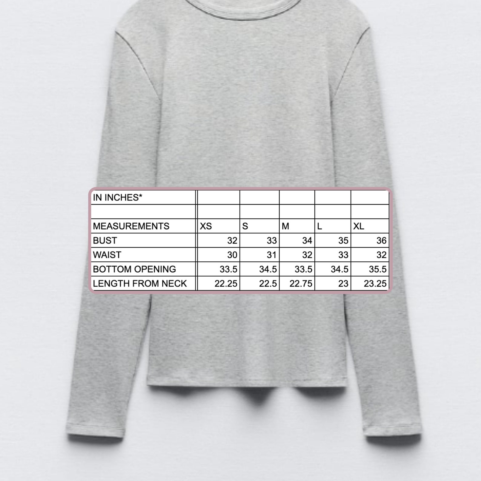 Long Sleeve Top Digital PDF Sewing Pattern // US Size Xs-xl // Instant ...