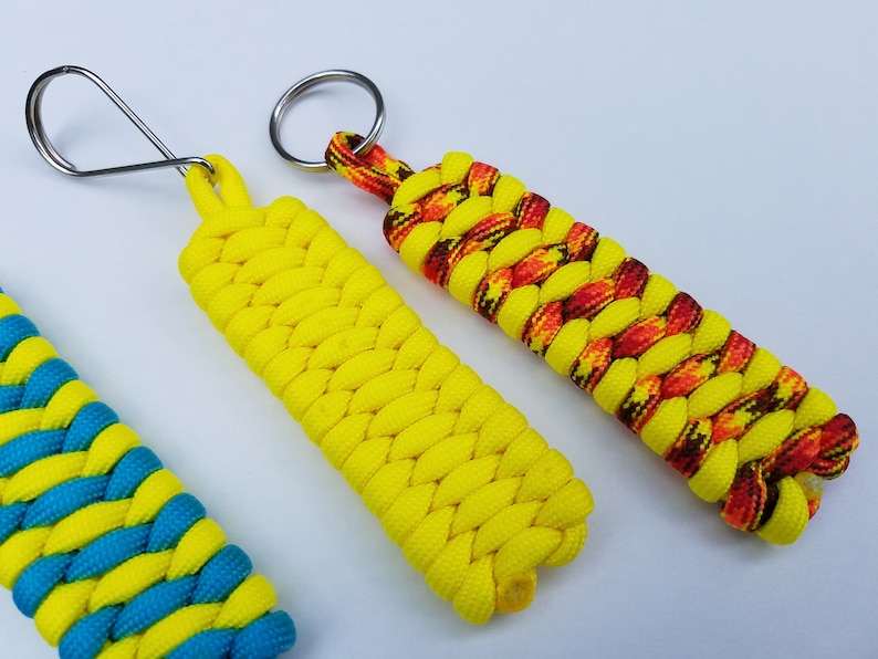 550 Paracord Keychain Flat Trilobite Key Fob/key Chain - Etsy