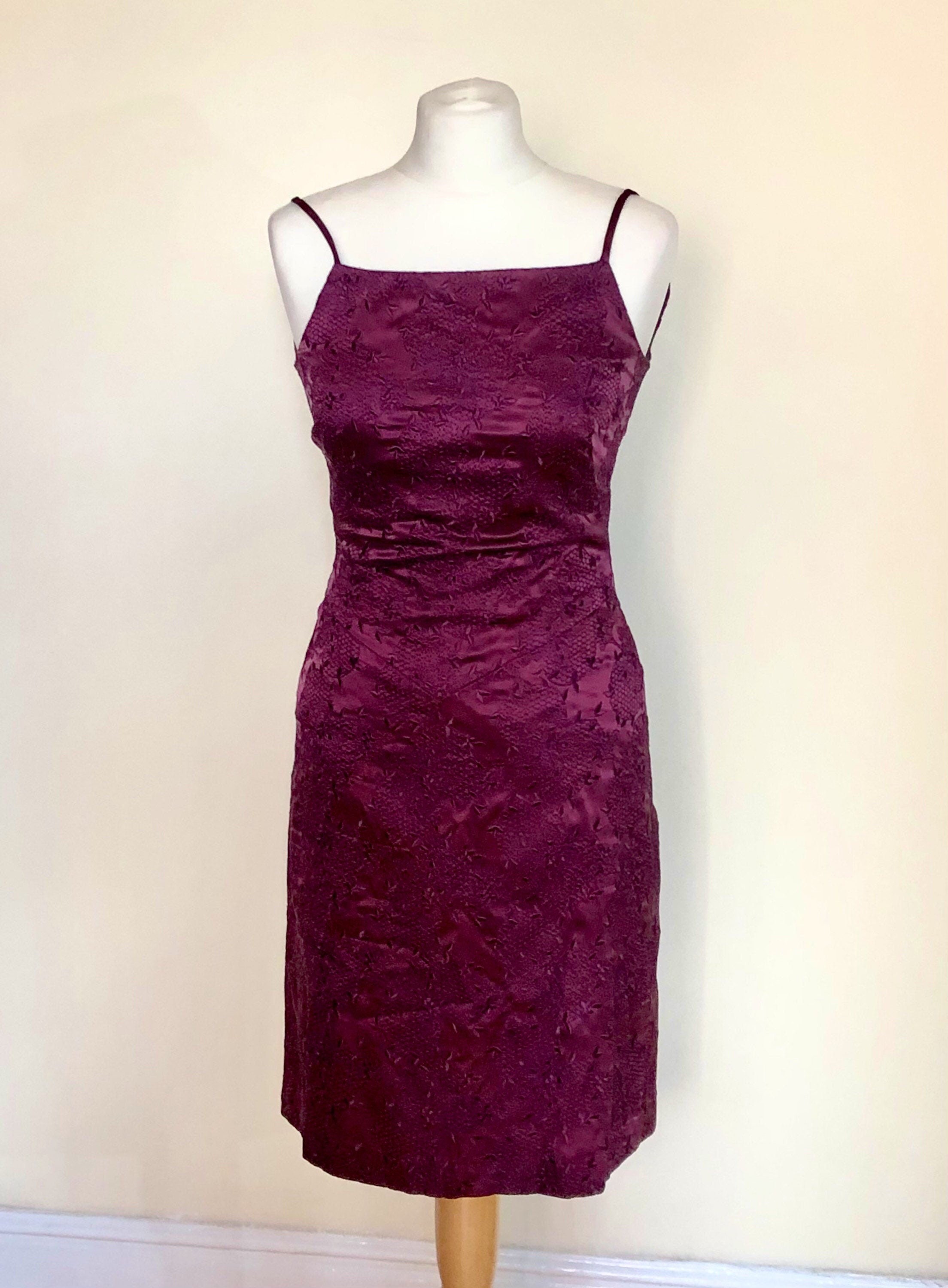 Beautiful Tocca Embroidered Silk Dress Sz US4 - Etsy UK