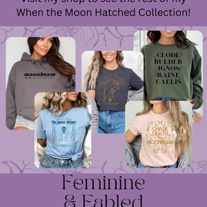 Parchment Lark When the Moon Hatched Shirt Nee Bookish Merch Romantasy ...