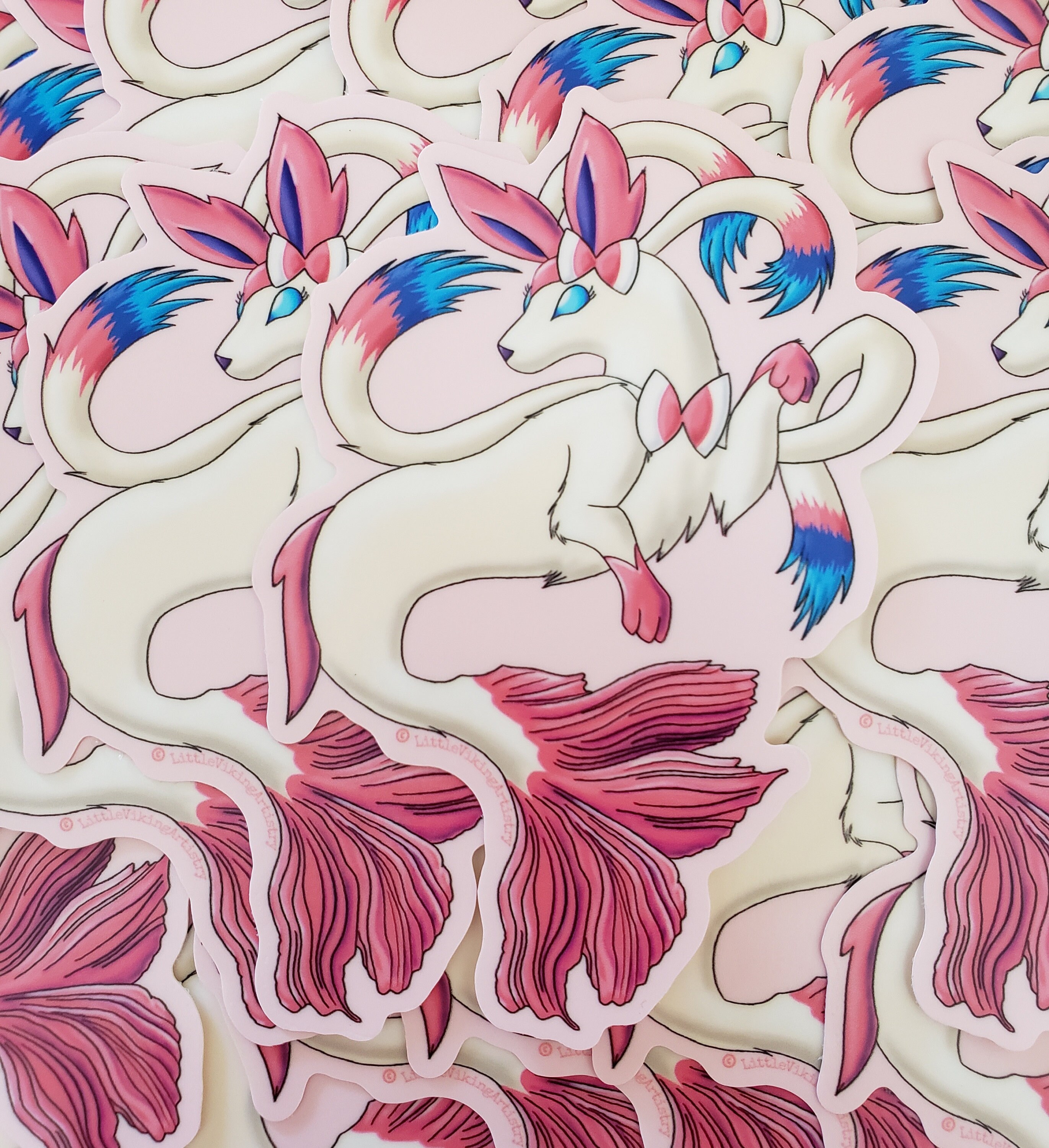 Sylveon Fan Art Sticker - Etsy