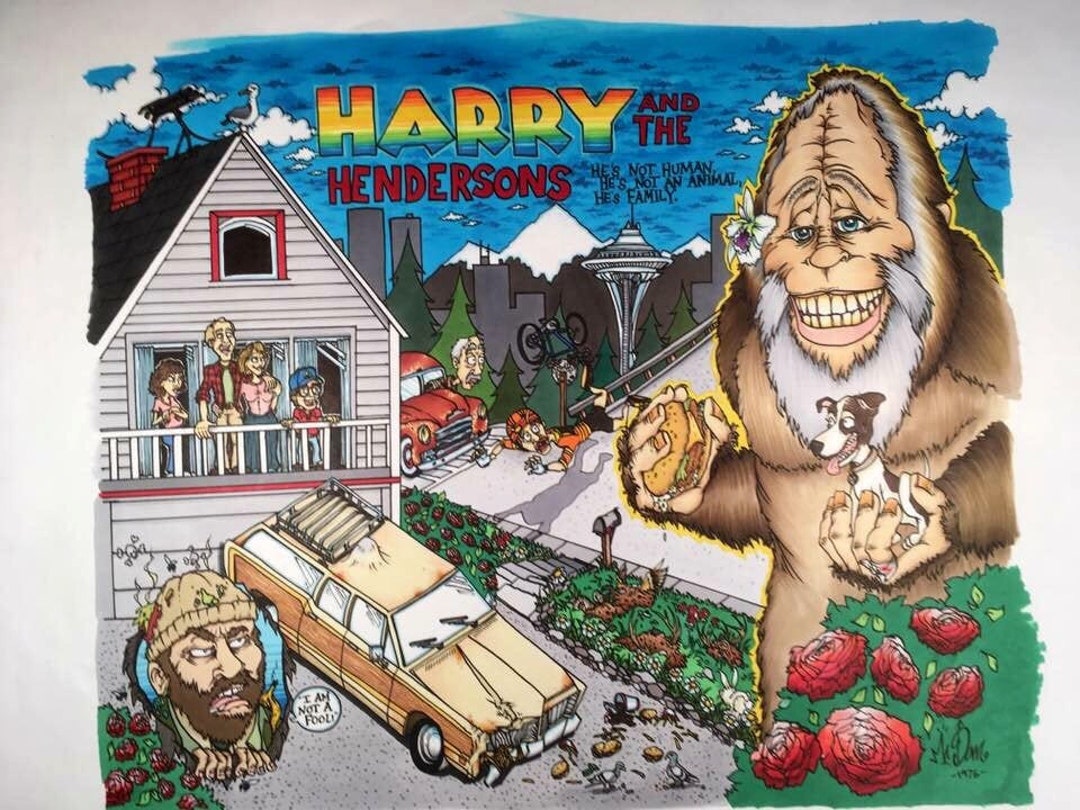 Harry and the Hendersons - Etsy