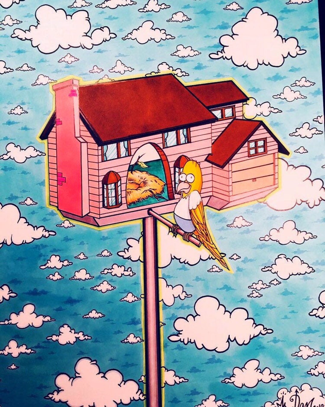 Simpsons Birdhouse - Etsy