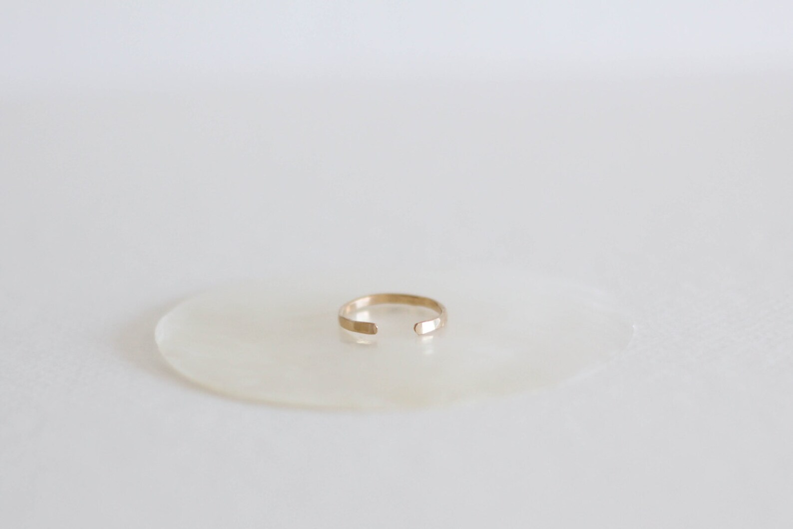 Crescent Ring // 14k Gold Filled Open Ring - Etsy