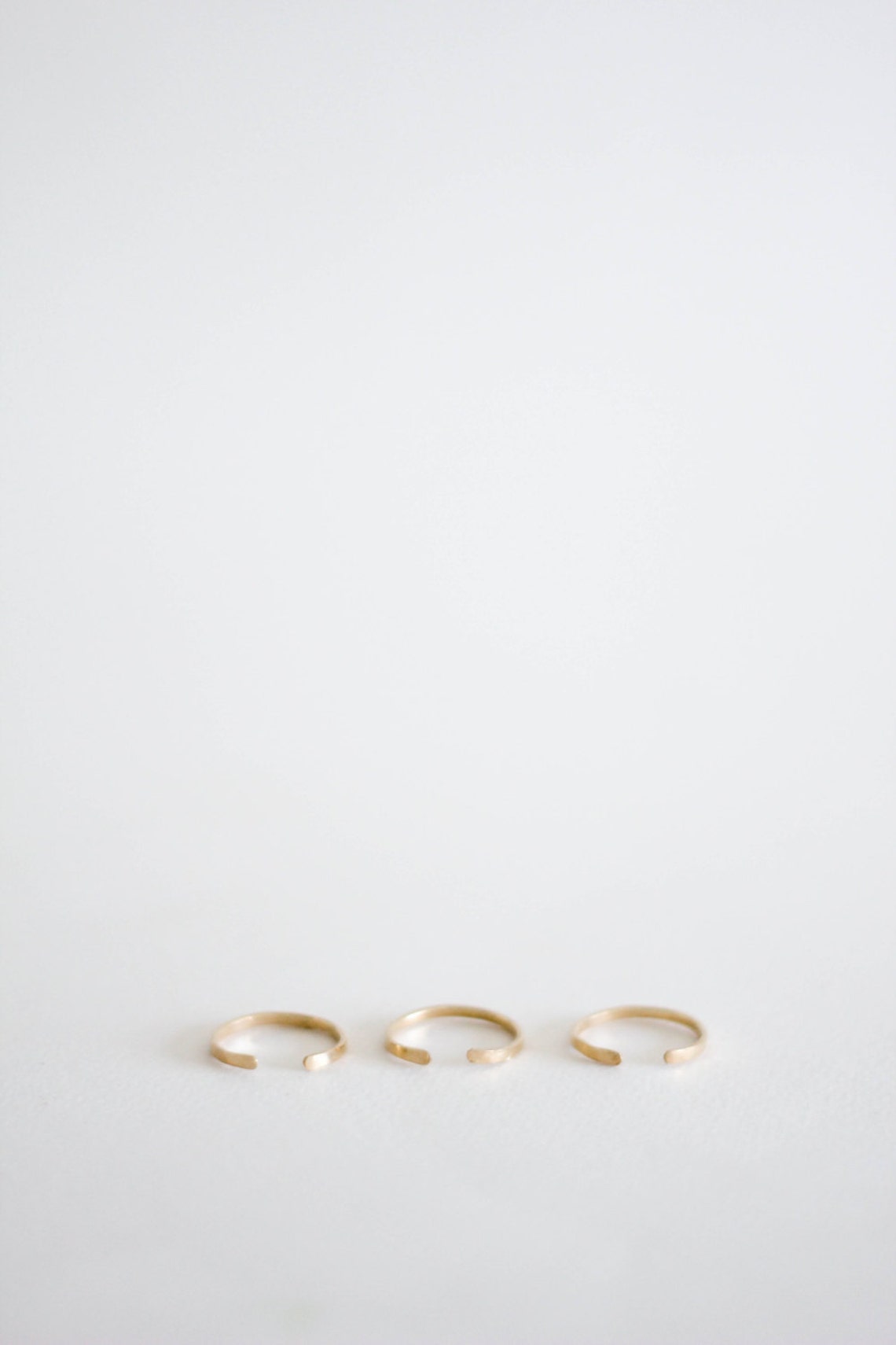 Crescent Ring // 14k Gold Filled Open Ring - Etsy