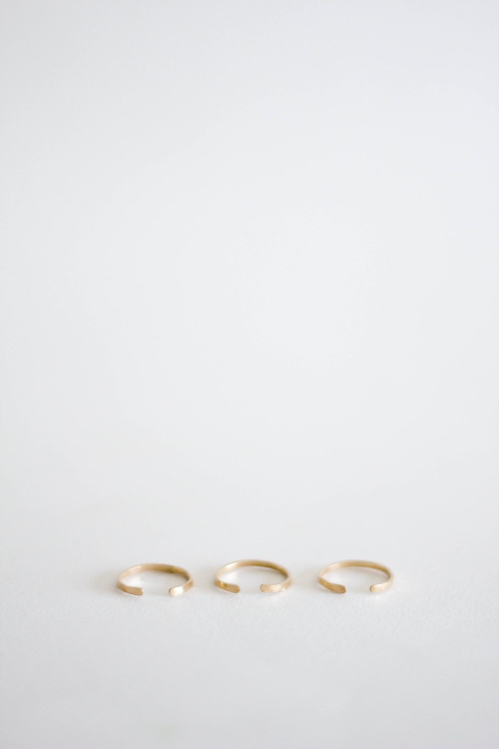 Crescent Ring // 14k Gold Filled Open Ring - Etsy