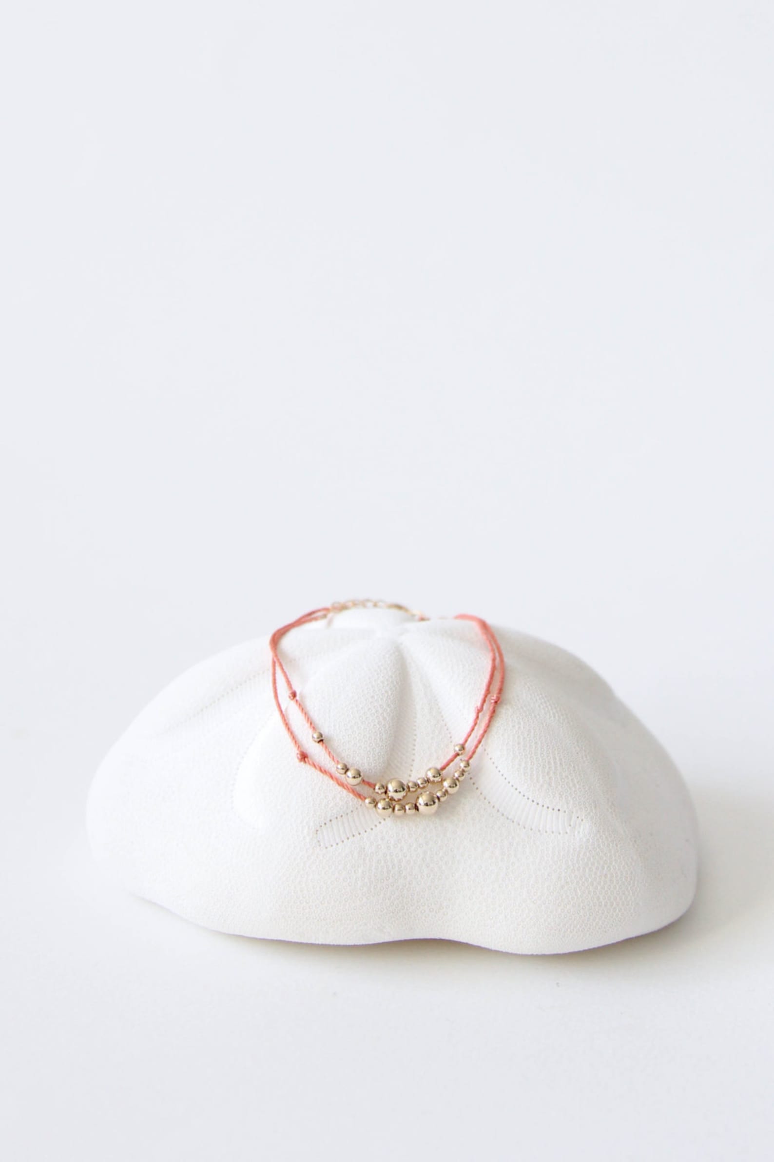 Love + Joy Bracelet // 14k Gold Filled Beads and Silk Cord - Etsy