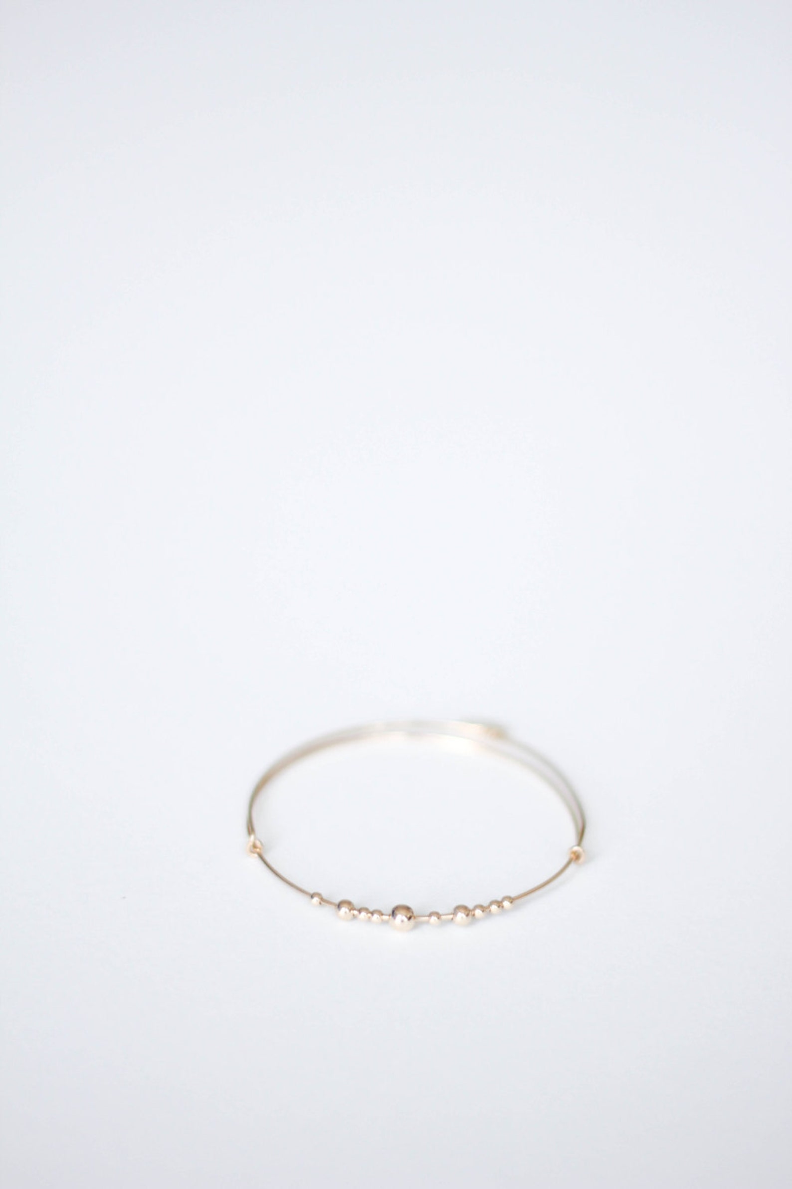 Stackable Gold Bangles // 14k Gold-filled Wire Bangle With Various ...
