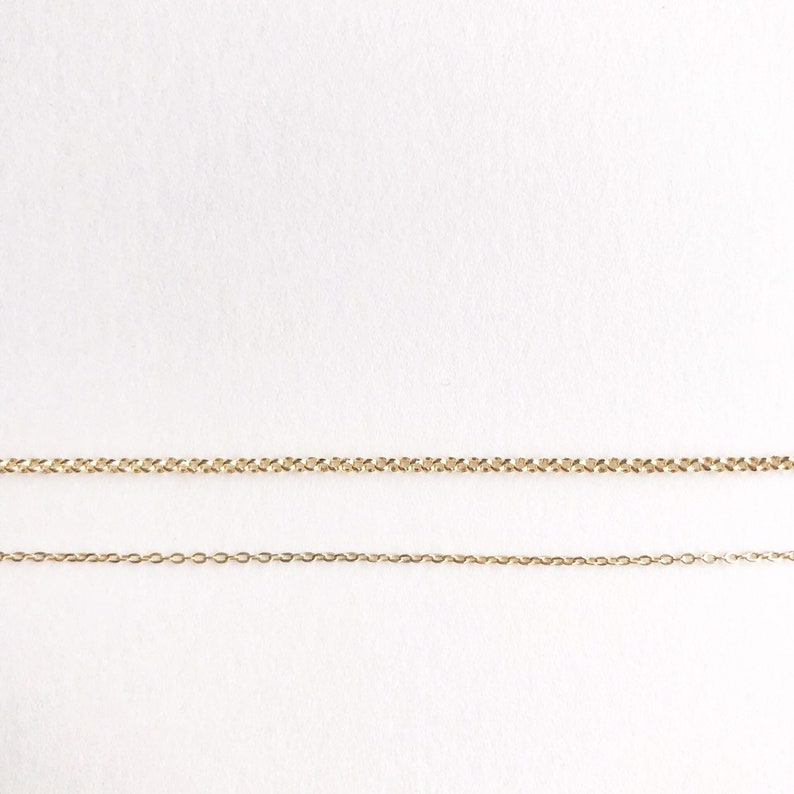 Double Gold Chain Necklace // 14k Gold-filled Double Chain - Etsy