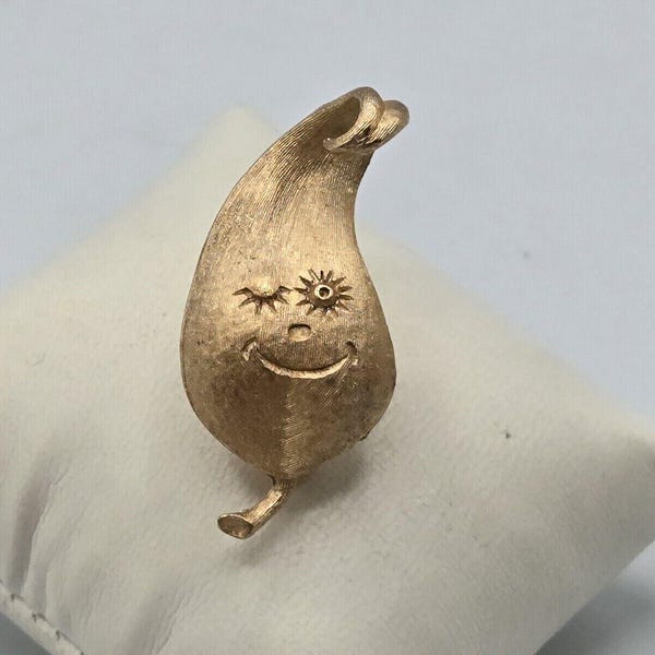 Anthropomorphic Pin Brooch Etsy