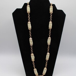 Clarion Pell Princess Grace Kelly Collection Faux Pearl Necklace Gold ...
