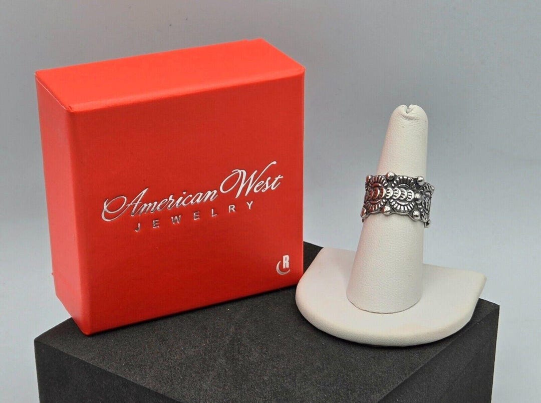 Carolyn Pollack Ring Fritz Casuse American West 925 Sterling Silver ...