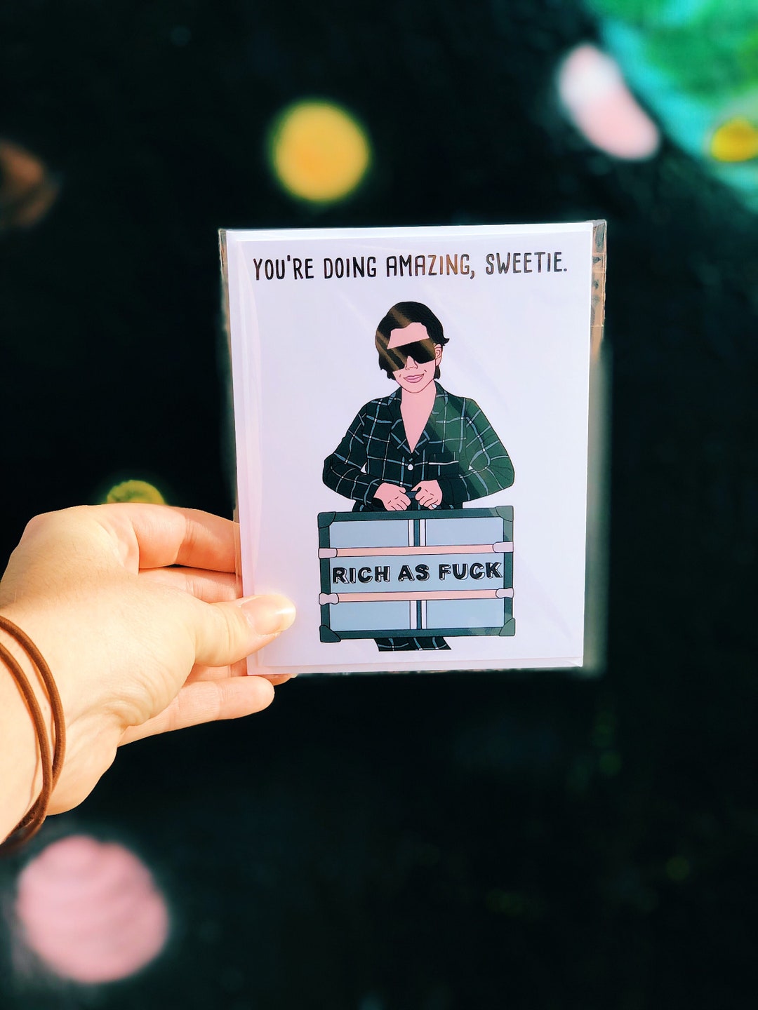 Kris Jenner Rich AF Card - Etsy