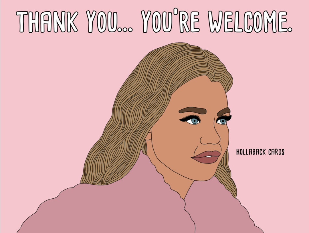 Denise Richards RHOBH Thank You Card - Etsy