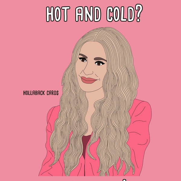 Hot and Cold Sticker - Etsy