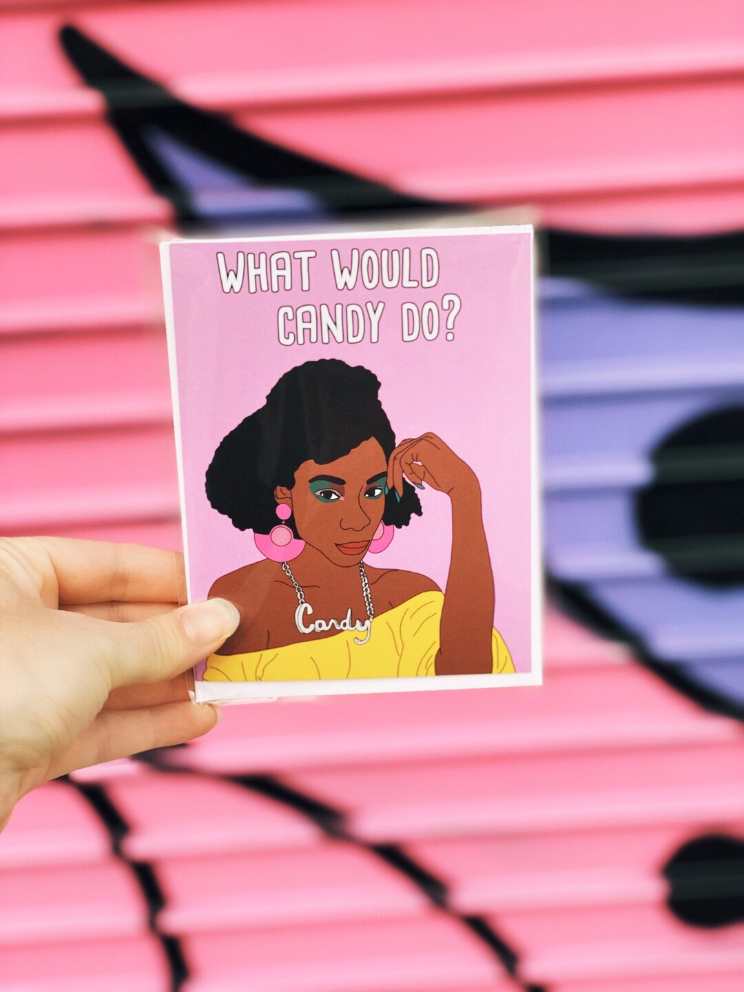 Pose Candy Card - Etsy