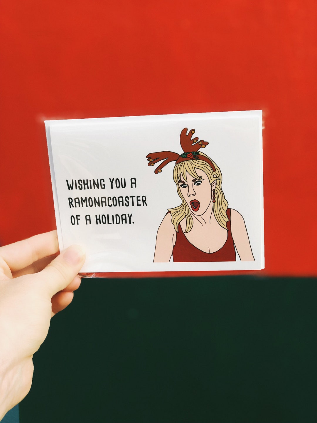 Ramona Singer Christmas RHONY Card - Etsy