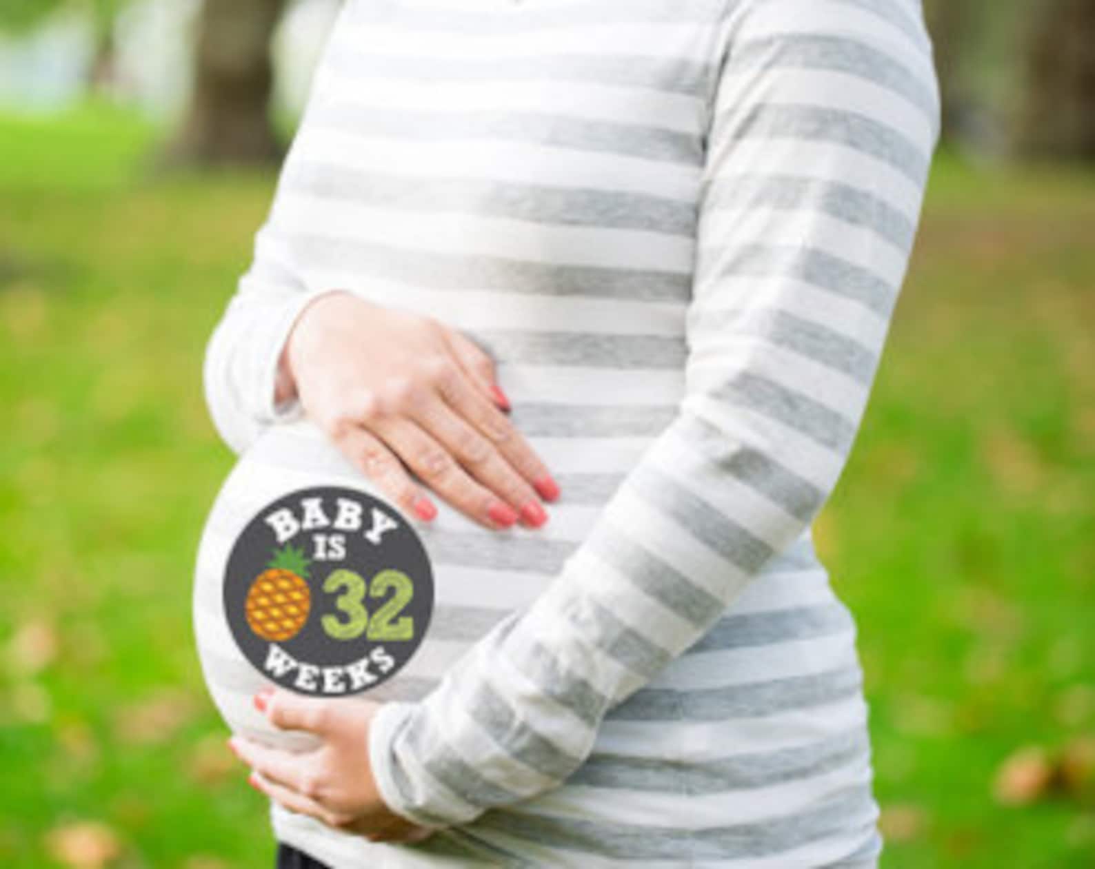 INSTANT DOWNLOAD PRINTABLE Pregnancy Stickers, Maternity Stickers ...