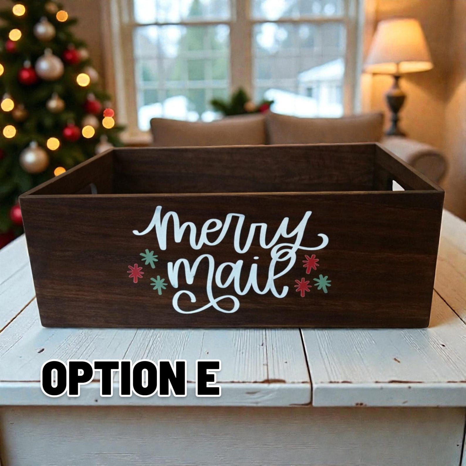 Christmas Card Storage Box - Christmas Decor - Etsy