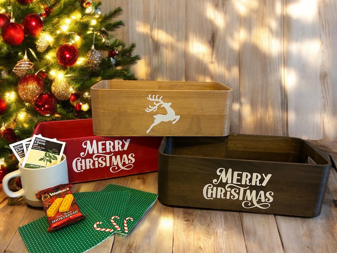 Christmas Card Storage Box - Christmas Decor - Etsy