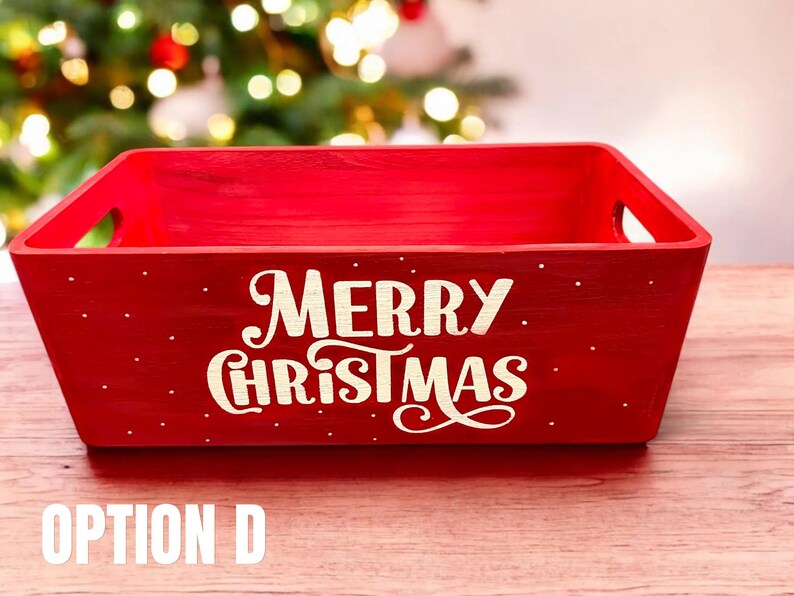 Christmas Card Storage Box - Christmas Decor - Etsy