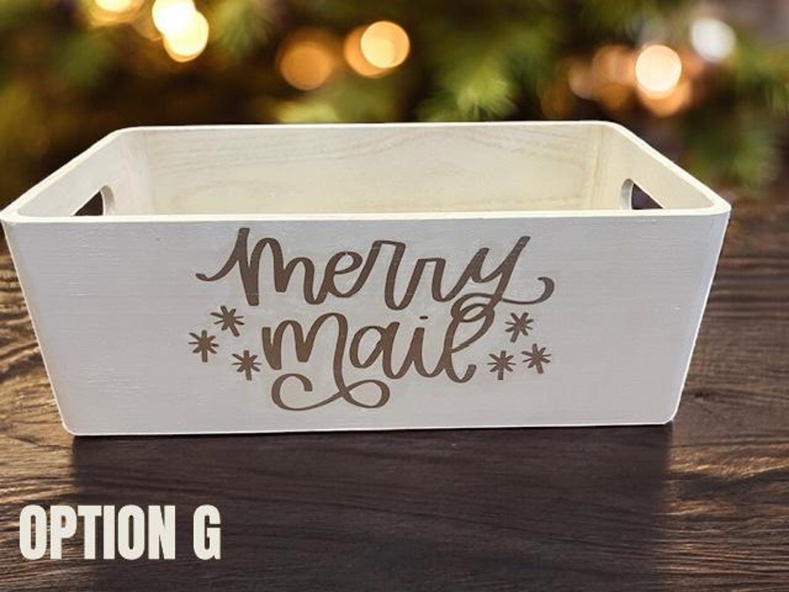 Christmas Card Storage Box - Christmas Decor - Etsy