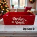 Christmas Card Storage Box - Christmas Decor - Etsy