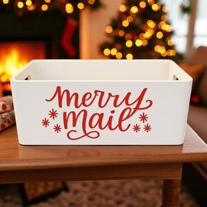 Christmas Card Storage Box - Christmas Decor - Etsy