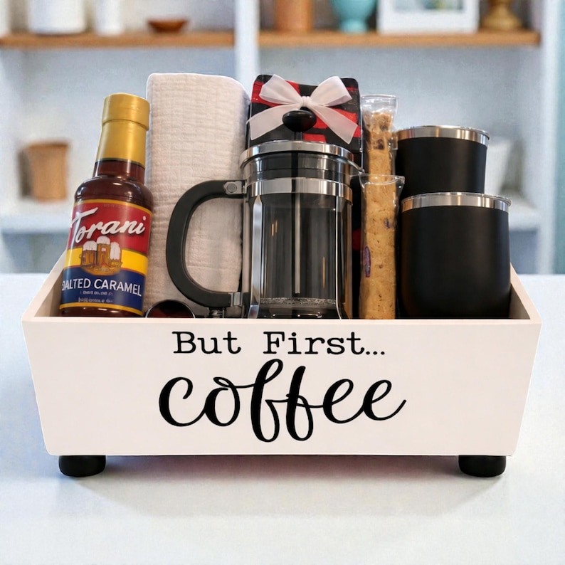 Coffee Gift Basket: Personalized Artisan Coffee, Mug & Treats - Etsy