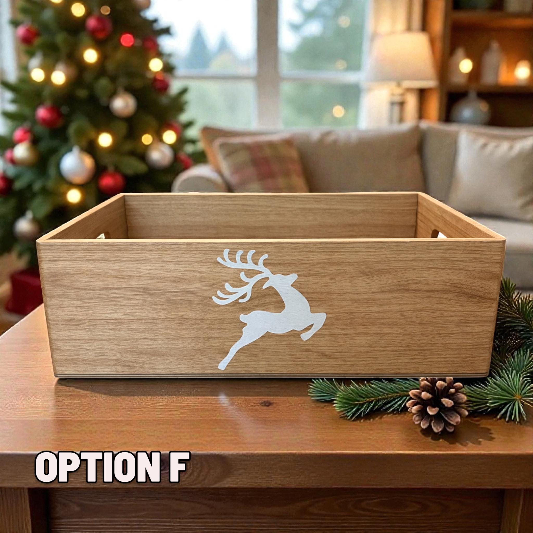 Christmas Card Storage Box - Christmas Decor - Etsy