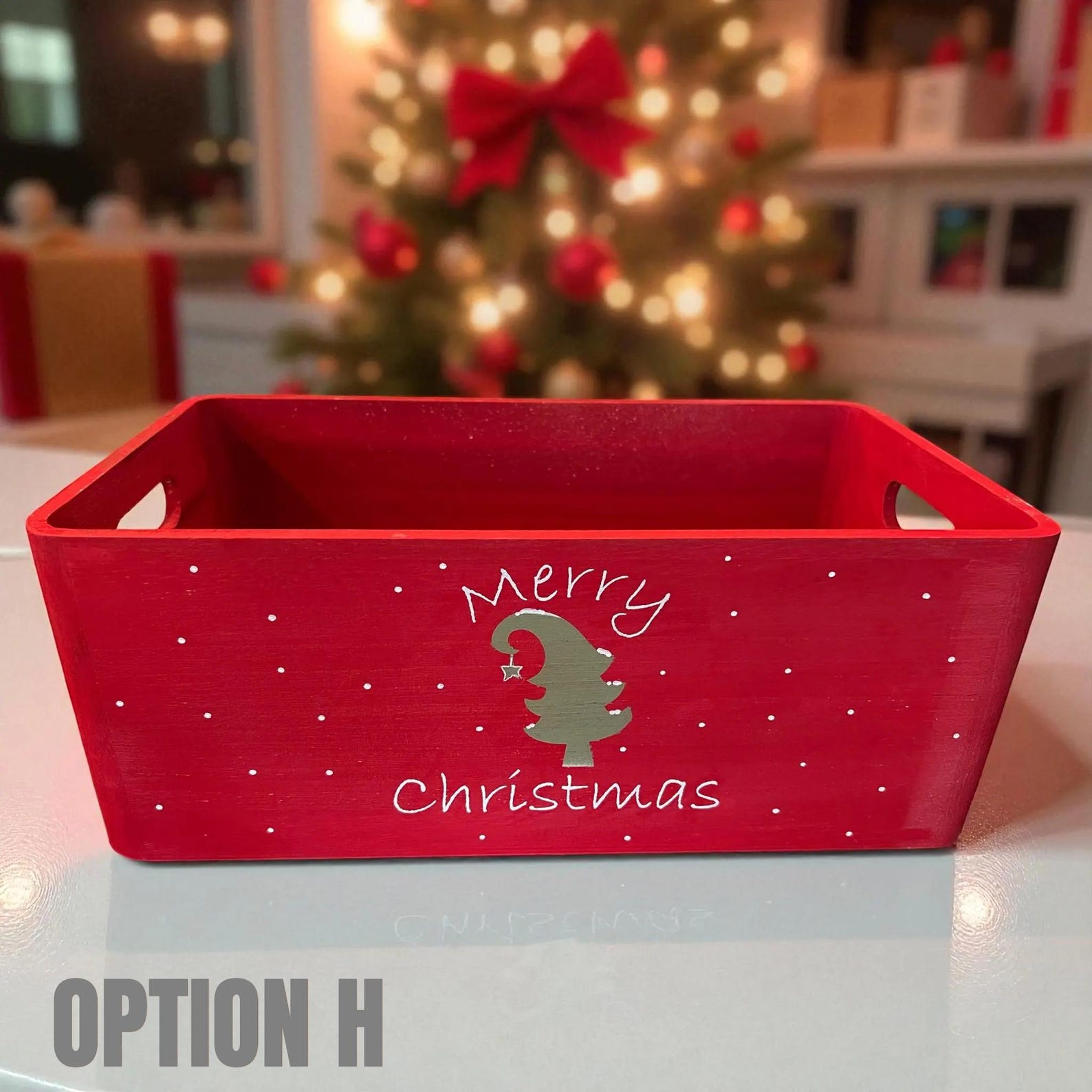 Christmas Card Storage Box - Christmas Decor - Etsy