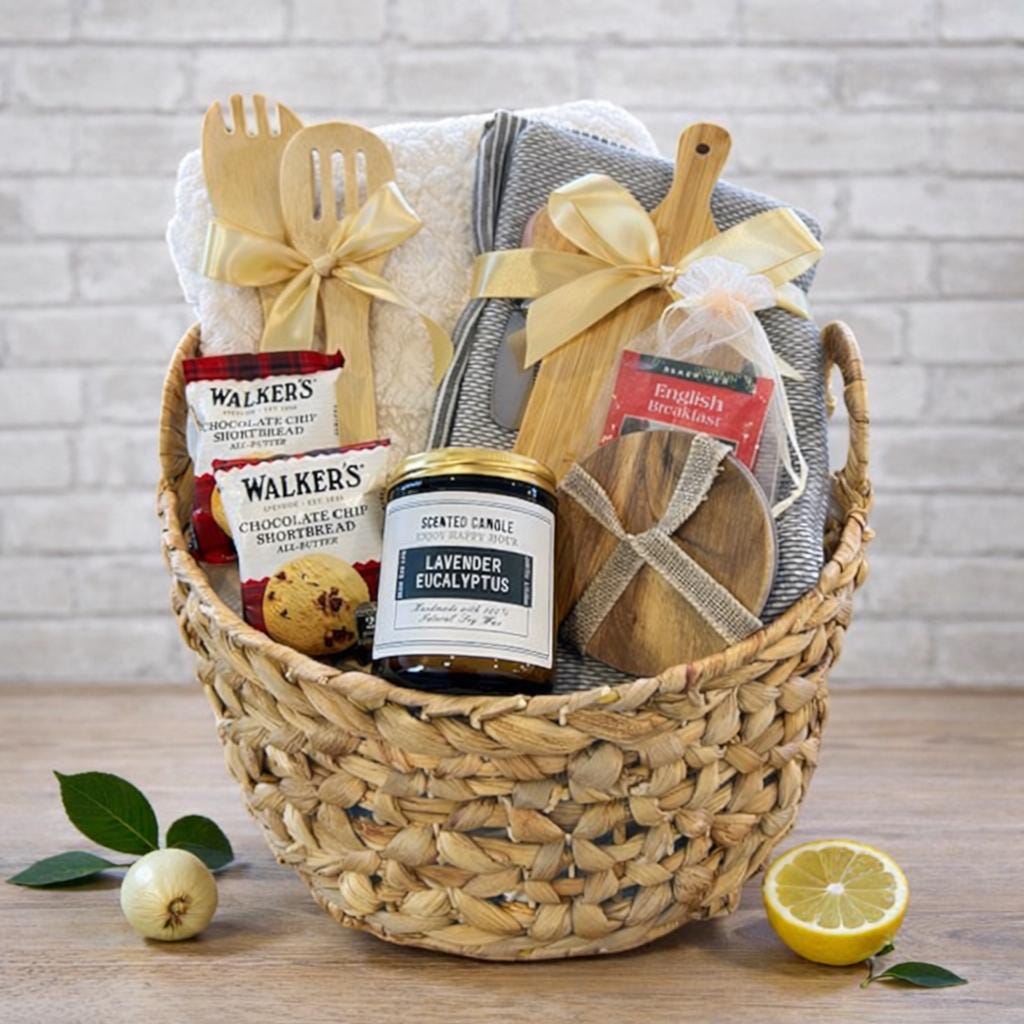 Housewarming Kitchen Gift Basket | New Home Gift | Hostess Gift ...