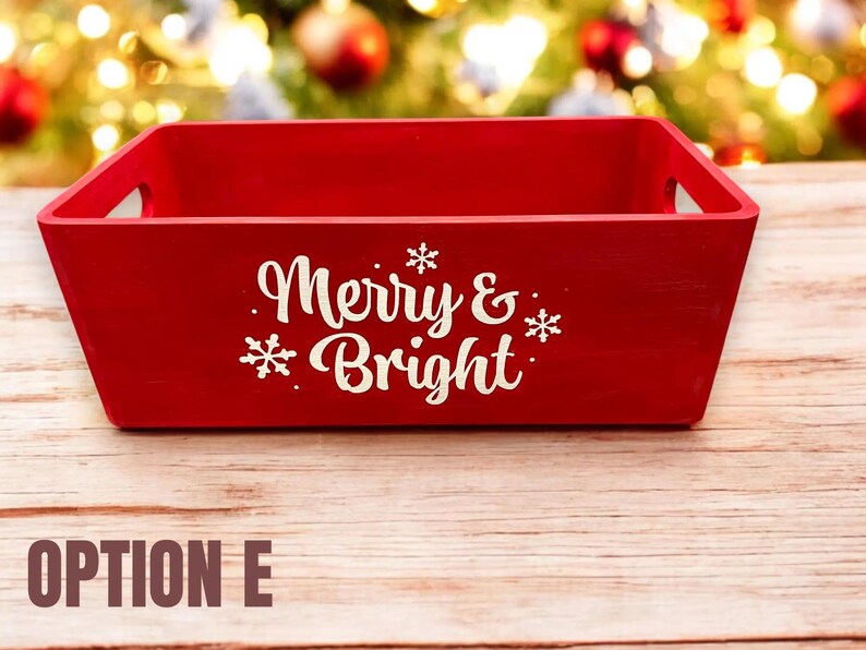 Christmas Card Storage Box - Christmas Decor - Etsy