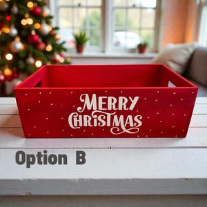 Christmas Card Storage Box - Christmas Decor - Etsy