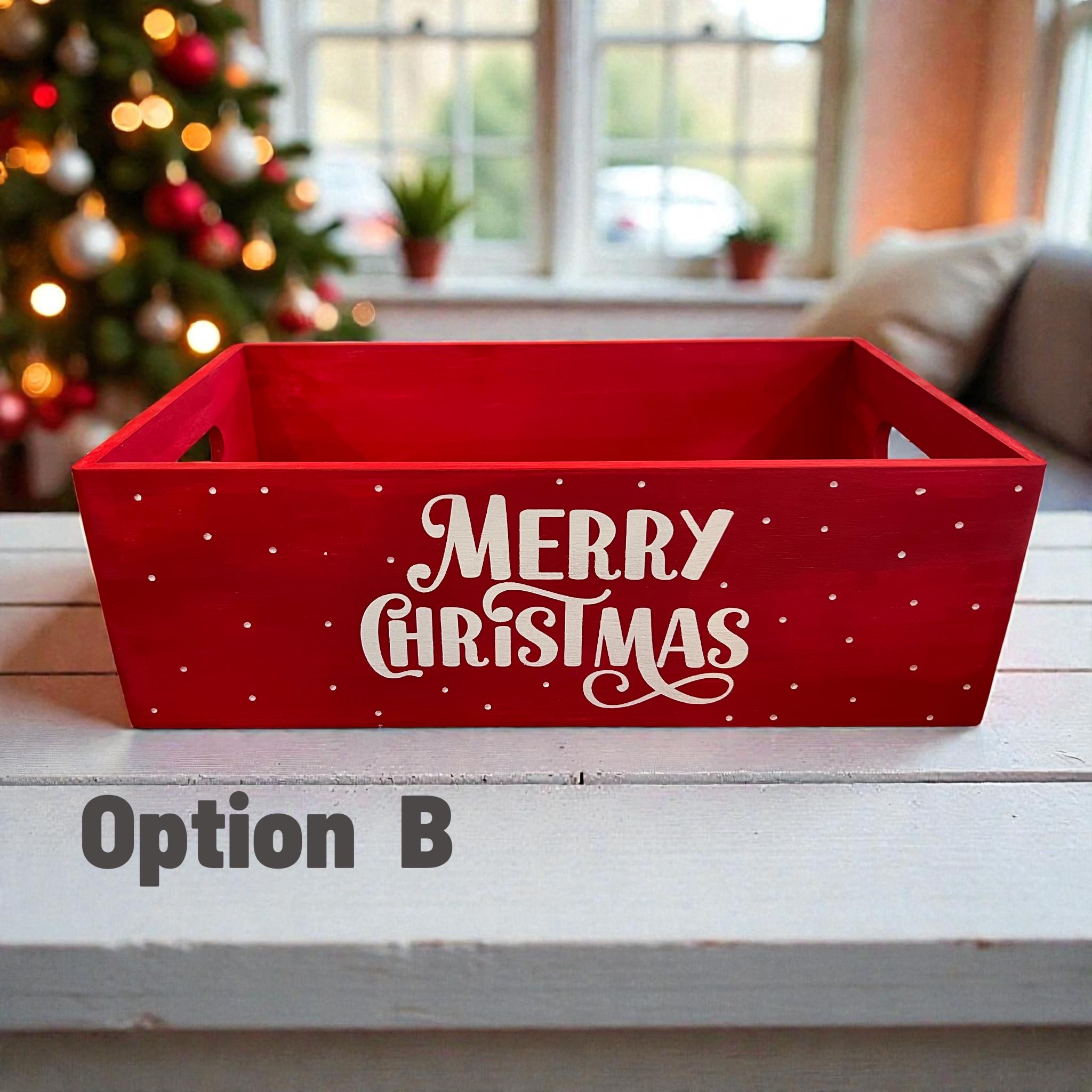Christmas Card Storage Box - Christmas Decor - Etsy