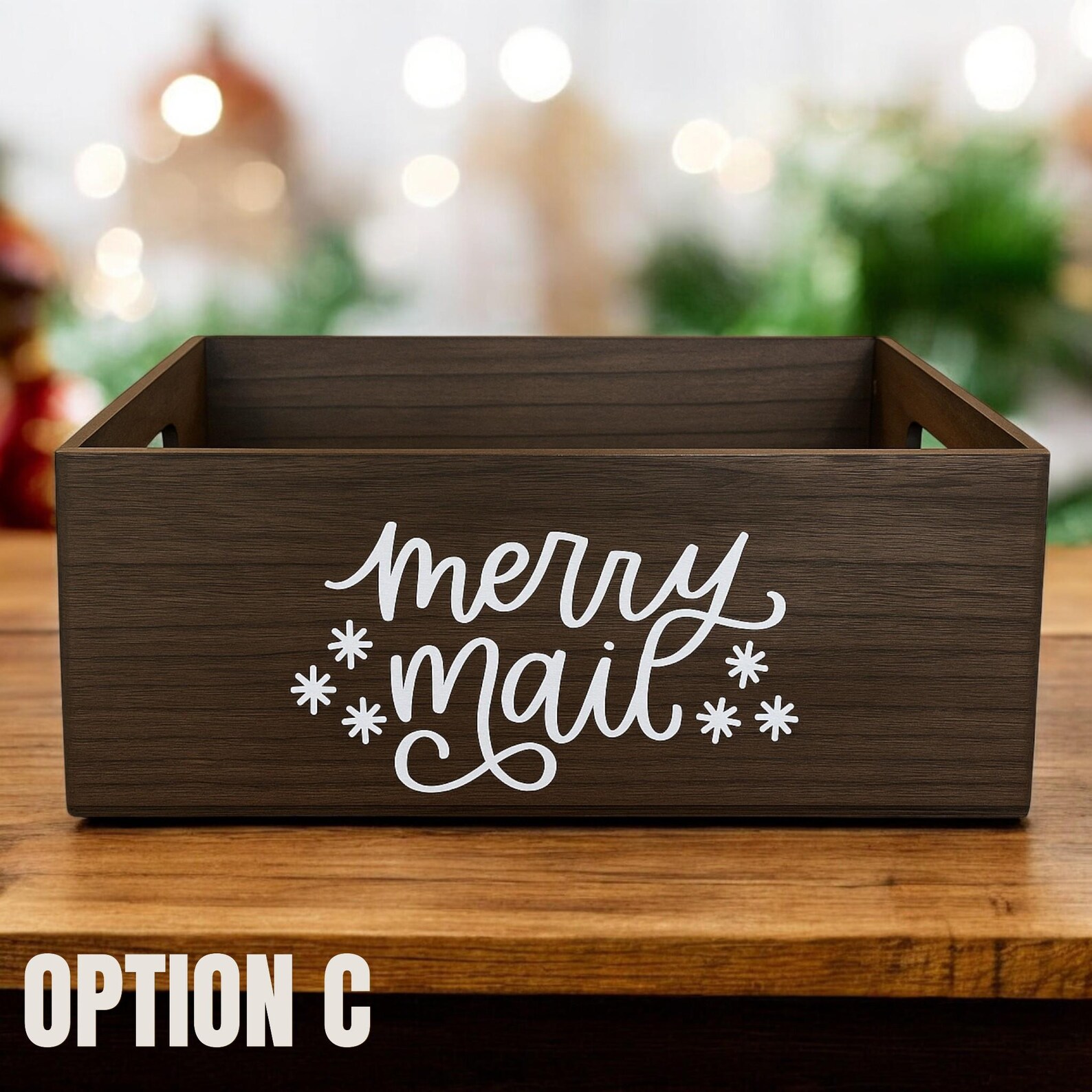 Christmas Card Storage Box - Christmas Decor - Etsy