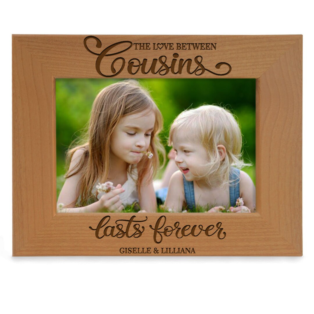 PERSONALIZED -the Love Between Cousins Lasts Forever Engraved ...