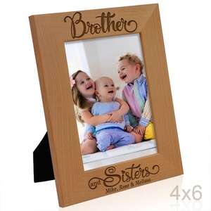 PERSONALIZED -brother & Sisters Picture Frame. Best Brother and Sister ...