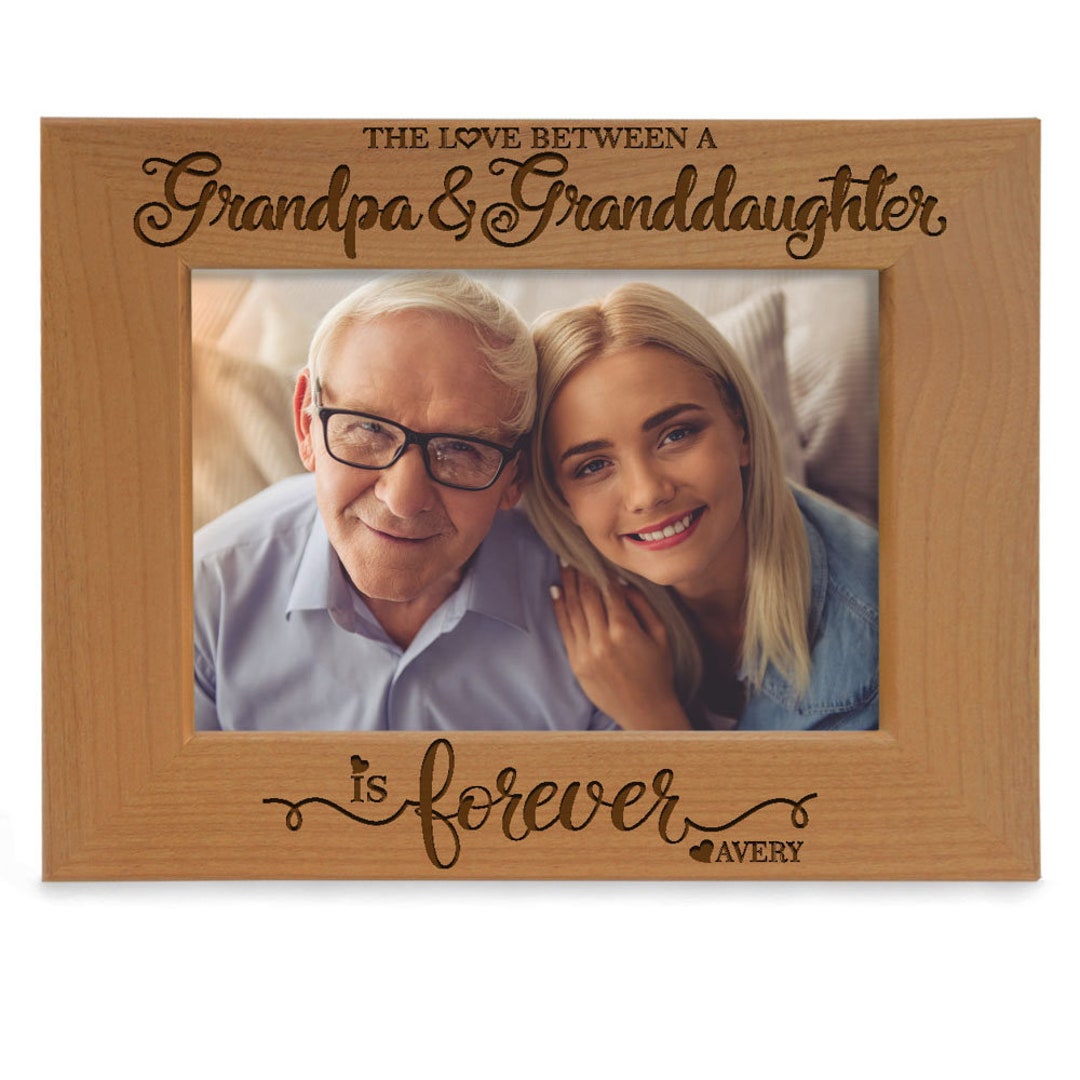 PERSONALIZED - the Love Between a Grandpa & Granddaughter is Forever ...