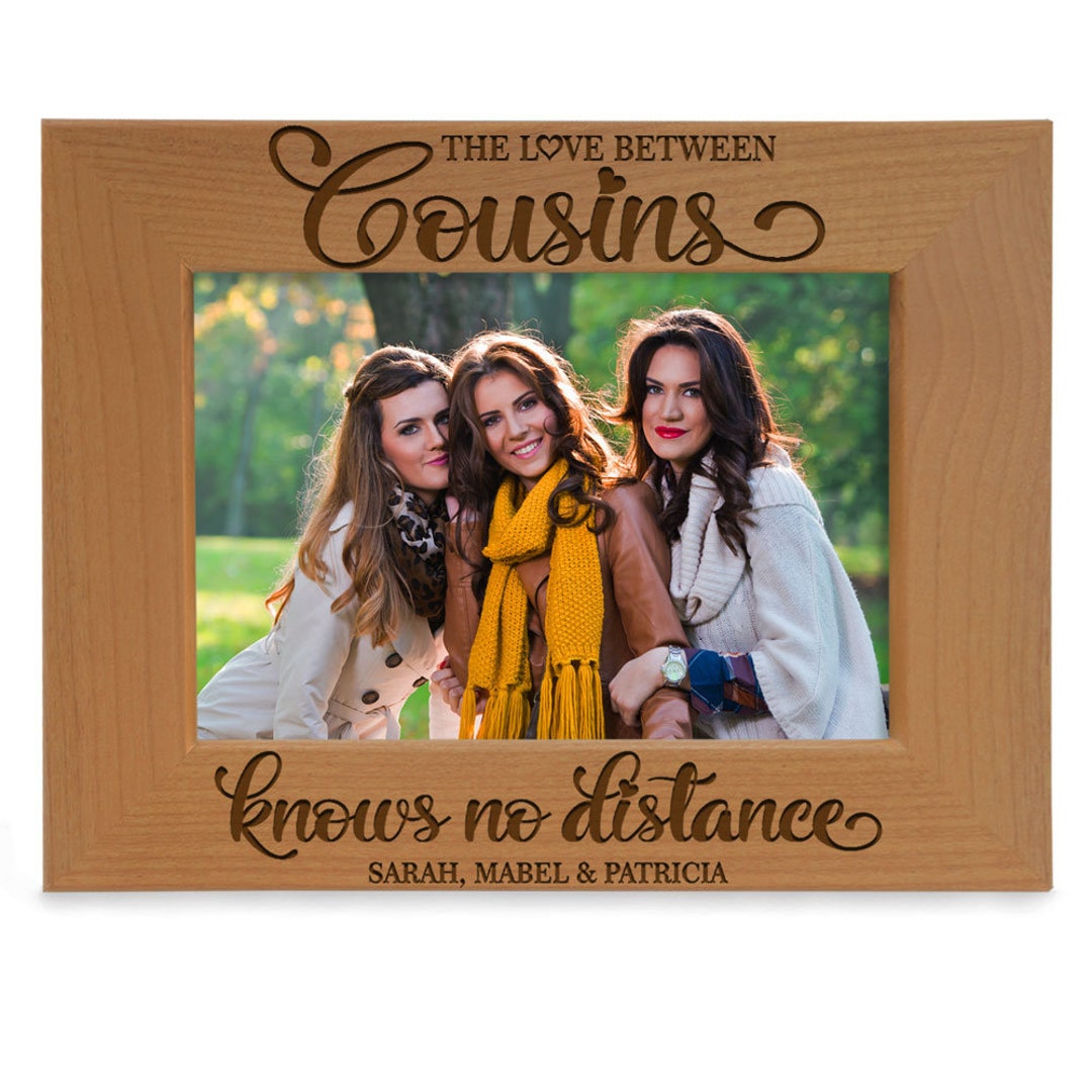 PERSONALIZED -the Love Between Cousins Knows No Distance Sentimental ...