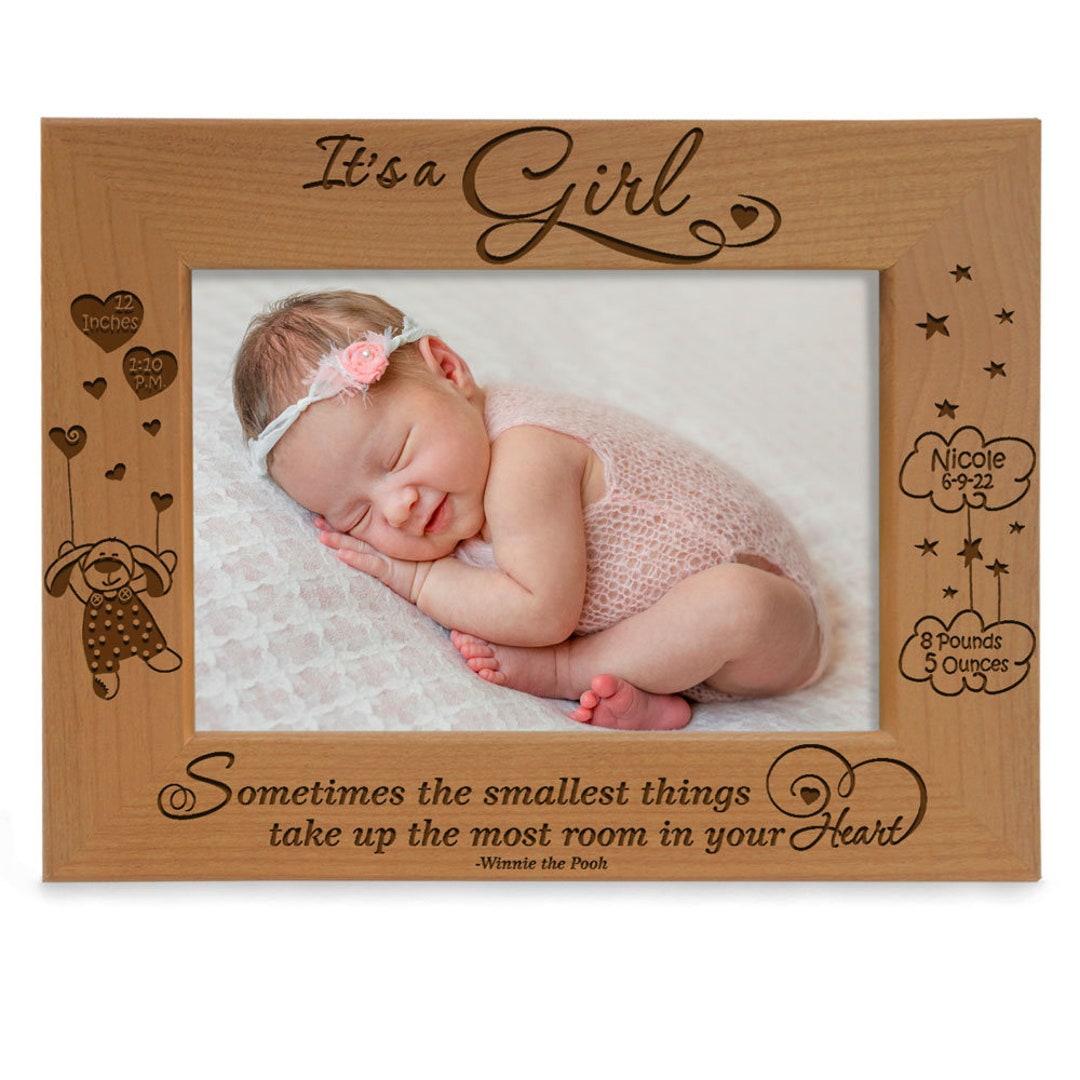 PERSONALIZED -it's a Girl, Sometimes the Smallest Things Take up the ...