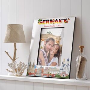 PERSONALIZED - Germany Picture Frame. Family Vacation, Couple Vacation ...