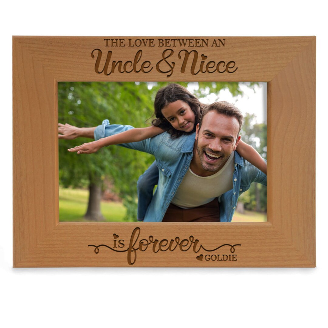 PERSONALIZED - the Love Between an Uncle & Niece is Forever Engraved ...