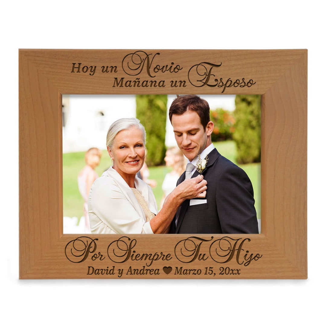 PERSONALIZED -hoy Un Novio, Manana Un Esposo, Por Siempre Tu Hijo ...