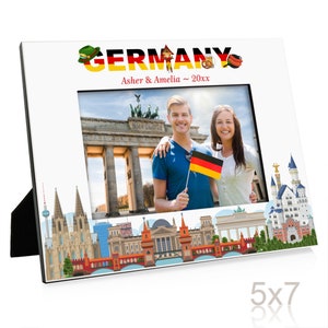 PERSONALIZED - Germany Picture Frame. Family Vacation, Couple Vacation ...